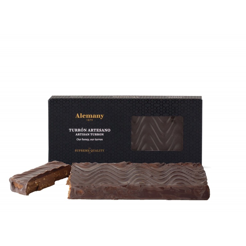 Turrón Praline Almendra 250g | Turrón de Chocolate Artesano